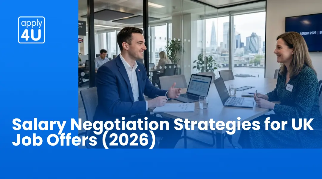 Salary Negotiation Strategies for UK Job Offers (2026) | Apply4U